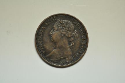 Great Britain; Farthing 1884 XF | European Coins