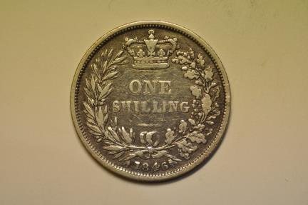 Great Britain; Silver Shilling 1846 | European Coins