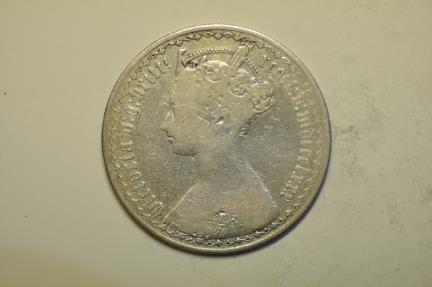 Great Britain; Silver Florin 1880 Gothic Type | European Coins