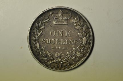Great Britain; Silver Shilling 1882 | European Coins