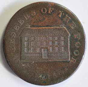 Great Britain; Yorkshire-Sheffield Workhouse Penny Token 1815
