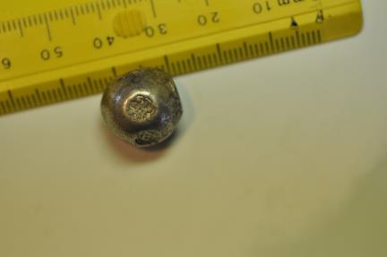 Ayutthaya Kingdom (Siam); Silver Baht - Pod Duang (Bullet Money) no ...