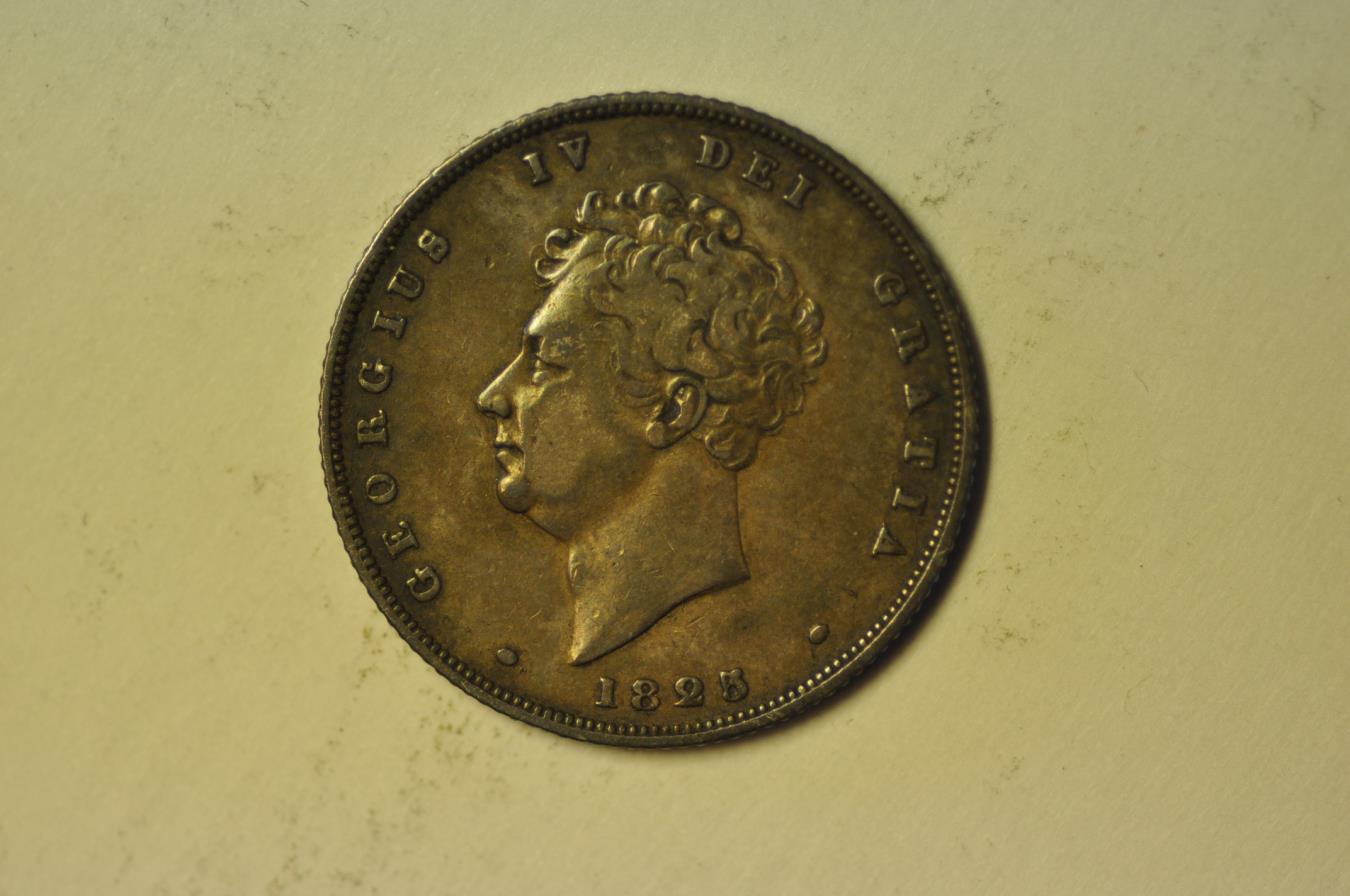 Great Britain; Silver Shilling 1825 | European Coins