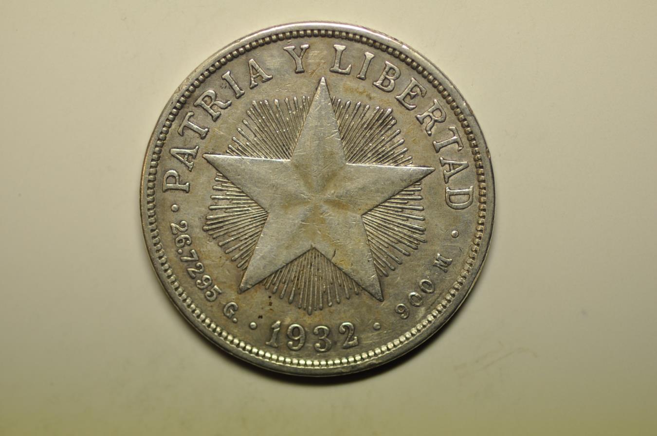 Cuba; Silver Crown - Peso 1932 | North & Central American and Caribbean ...