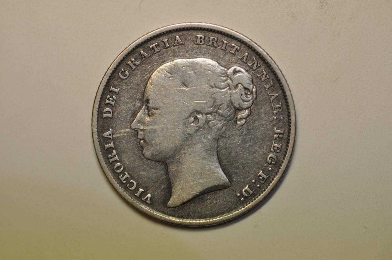 Great Britain; Silver Shilling 1846 | European Coins