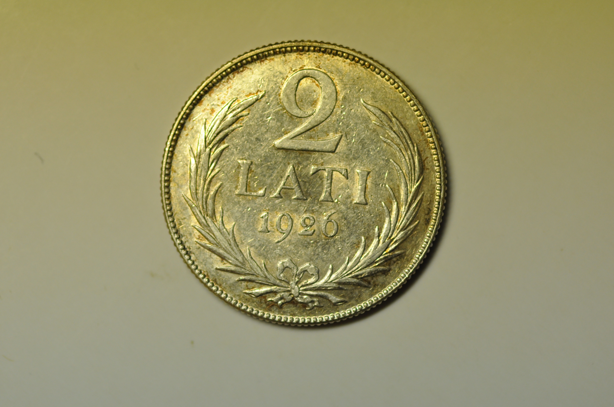 Latvia; Silver 2 Lati 1926 | European Coins