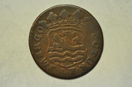 Netherlands - Zeeland; Copper Duit 1747 | European Coins