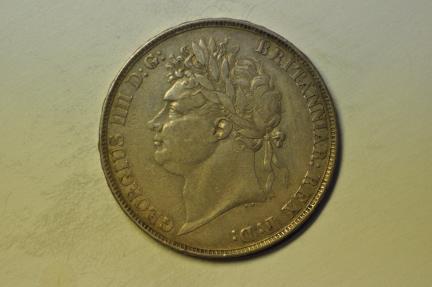 Great Britain; Silver Crown 1822 Low Mintage: 125,000 RARE