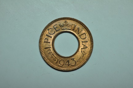 India; Pice 1943 P BU | Asian and Middle Eastern Coins