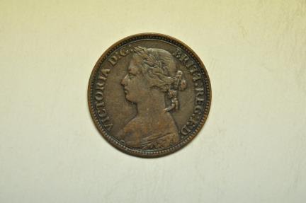 Great Britain; Farthing 1875-H | European Coins