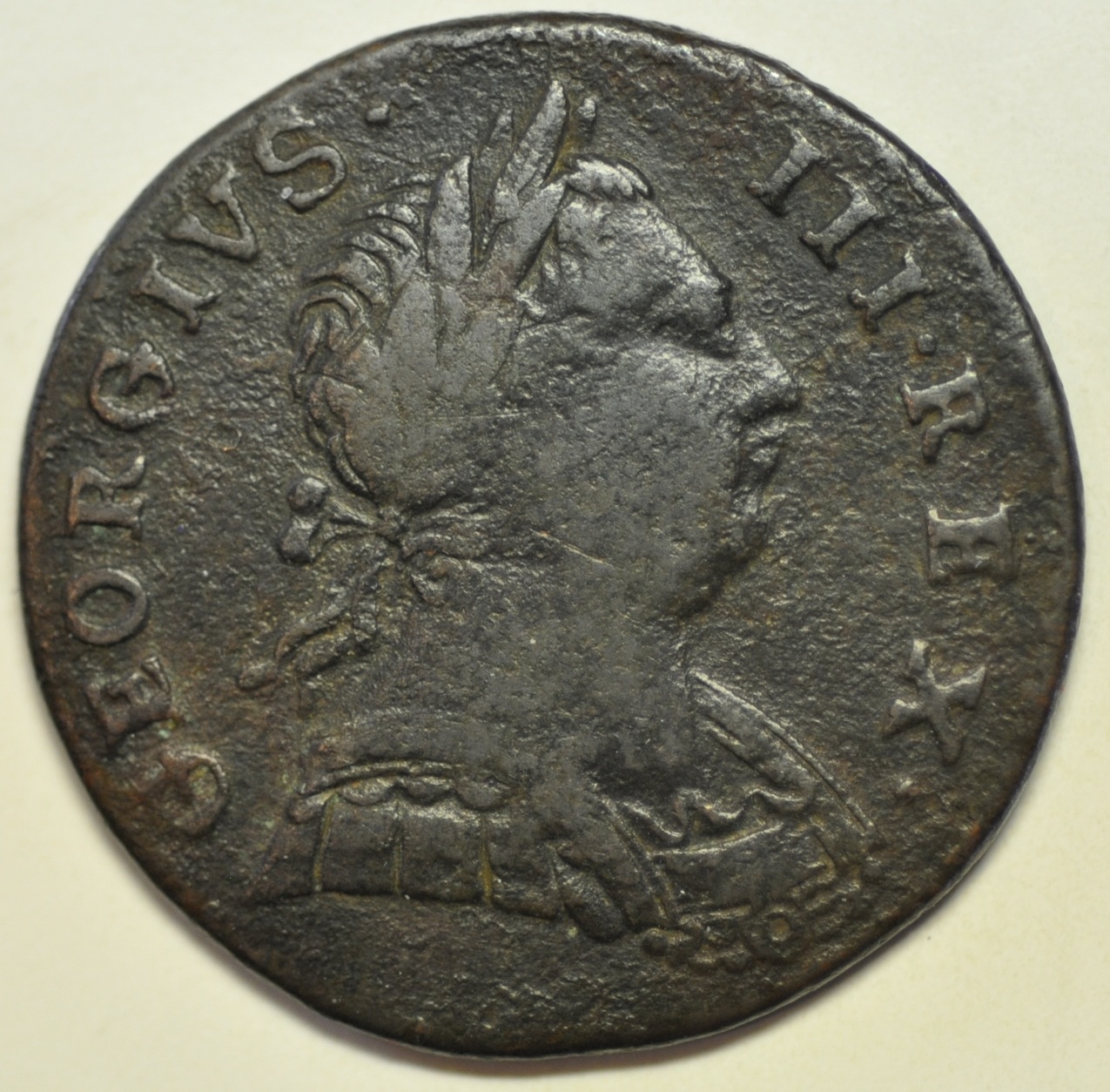 Great Britain Copper 1/2 Penny 1770 - 1775 | European Coins