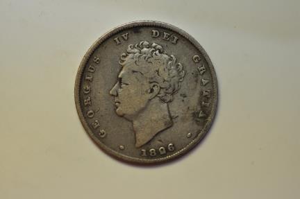 Great Britain; Silver Shilling 1826 | European Coins