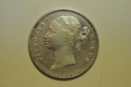 British India; Silver Rupee 1840 | Asian and Middle Eastern Coins