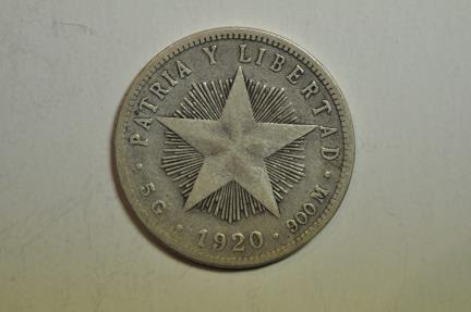 Cuba; Silver 20 Centavos 1920 | North & Central American and Caribbean ...