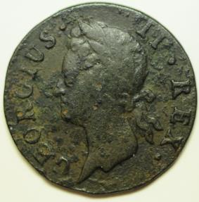 Ireland Copper Farthing 1744 | European Coins