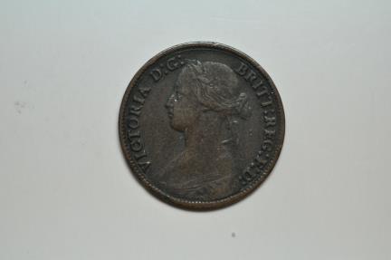 Great Britain; Farthing 1865 VF | European Coins
