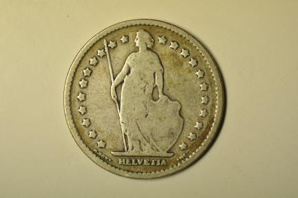 Switzerland; Silver Franc 1904-B | European Coins