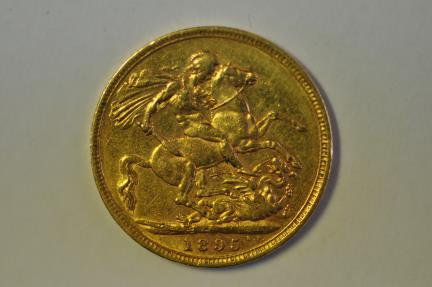 Australia; Gold Sovereign 1895-M | Australian & Oceanian Coins