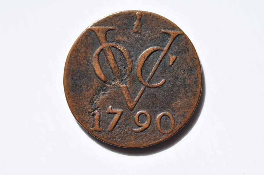 VOC Netherlands East Indies - Utrecht Arms; Duit 1790 | Australian ...