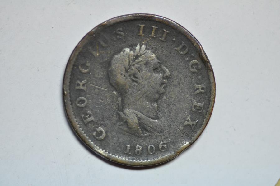 Great Britain; 1/2 Penny 1806 George III | European Coins