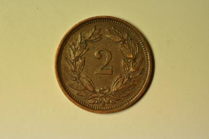 Switzerland; 2 Rappen 1936-B Scarce ! | European Coins