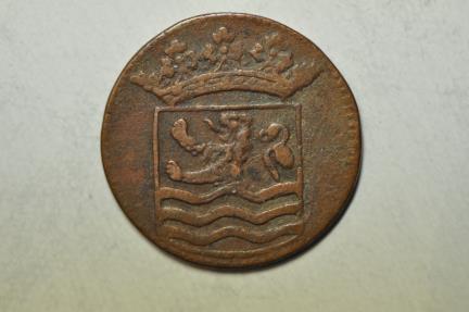 Netherlands East Indies VOC - Zeeland Arms; Copper Duit 1735 ...
