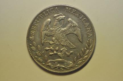 Mexico; Silver 8 Reales 1896 Cn AM | North & Central American and Caribbean Coins