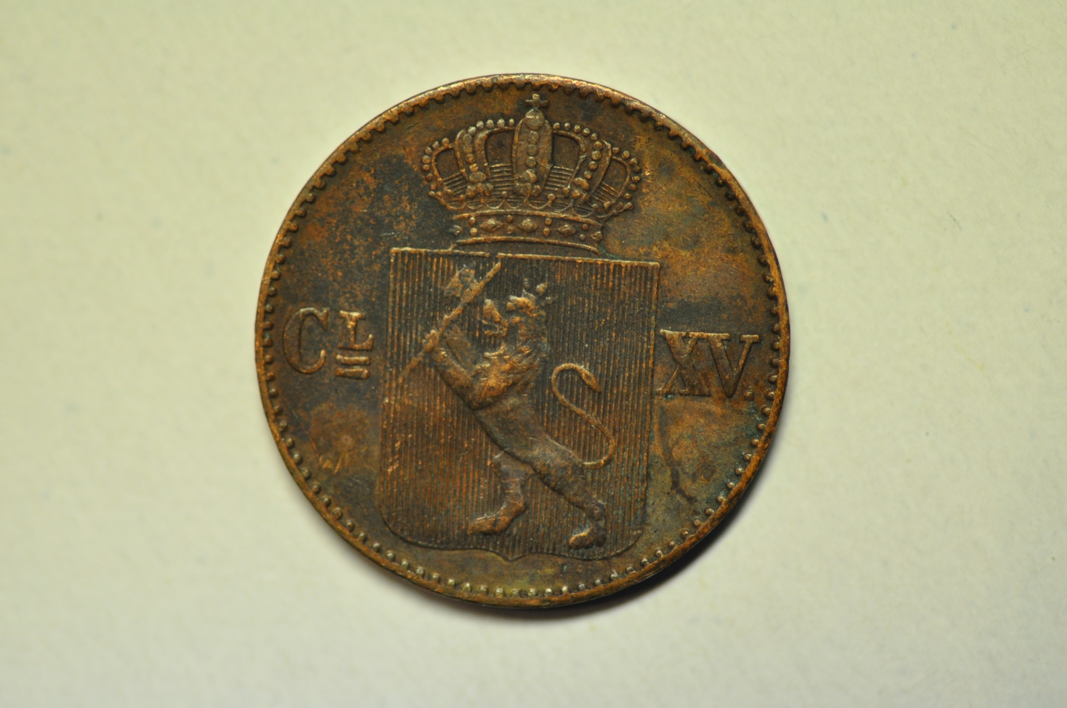 Norway; Copper 1/2 Skilling 1867 | European Coins