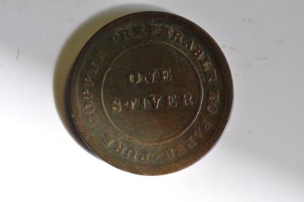 British Guiana; Copper Stiver 1838 | South American Coins