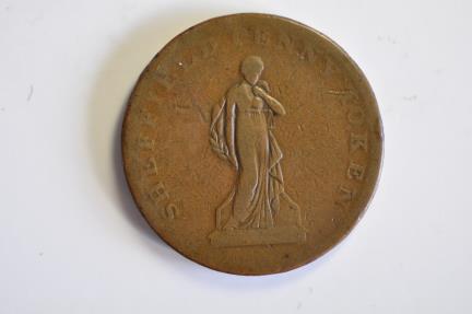 Great Britain; Yorkshire - Sheffield Workhouse Penny Token 1815