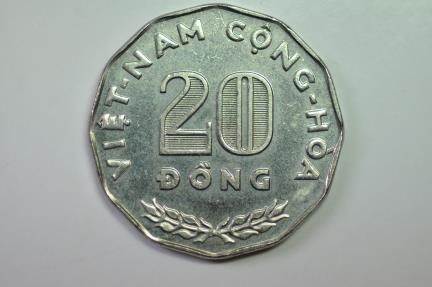 State of South Vietnam; 20 Dong 1968 | Asian and Middle Eastern Coins