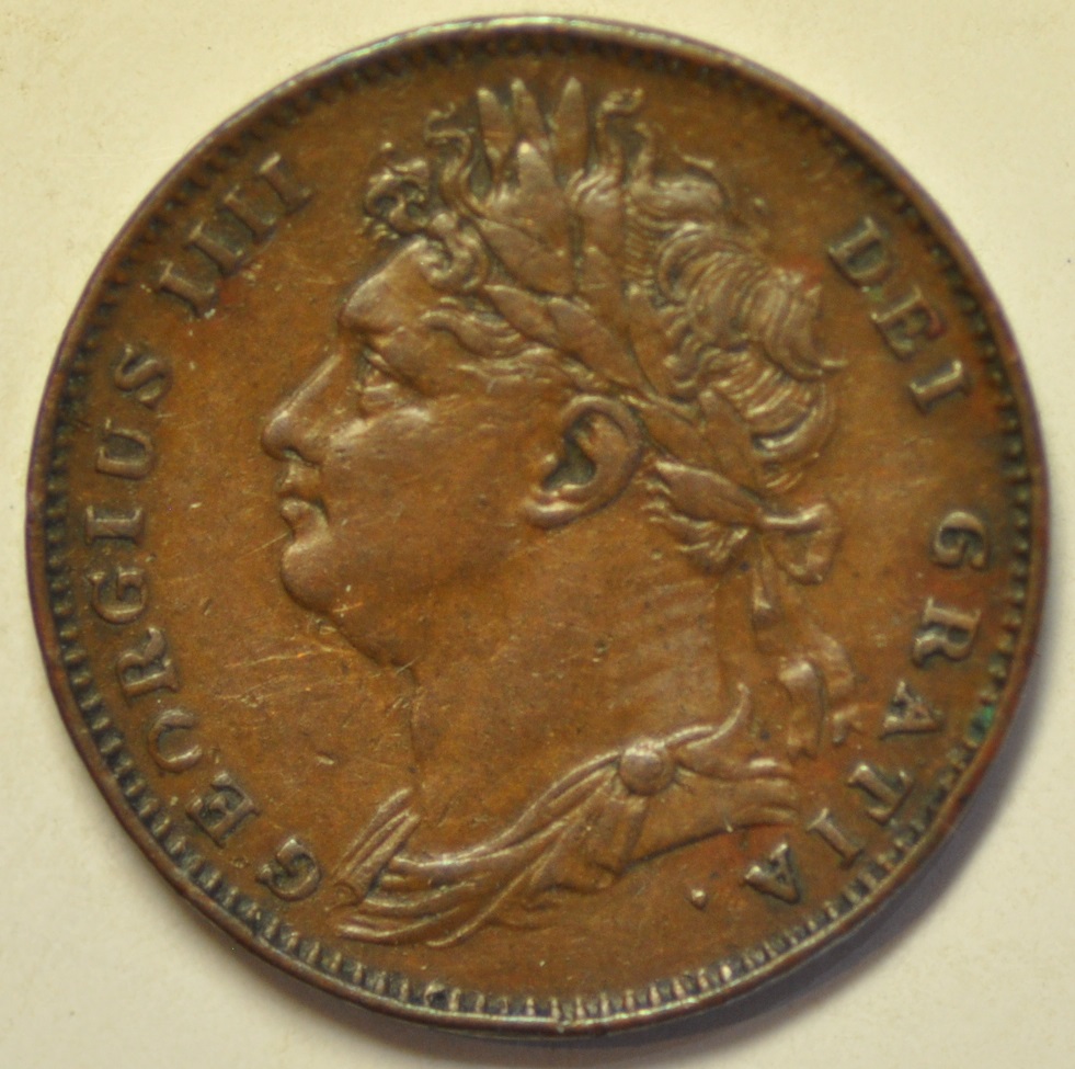Great Britain Farthing 1823 VF | European Coins