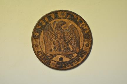 France; 5 Centimes 1856-BB | European Coins