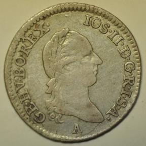 Austria Silver 3 Kreuzer 1784 A | European Coins
