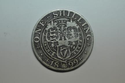 Great Britain; Silver Shilling 1899 | European Coins