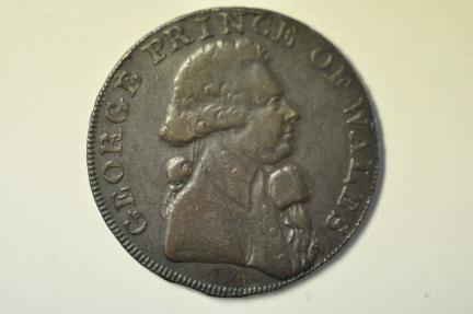 Great Britain; London Half Penny Token 1795 George Prince of Wales