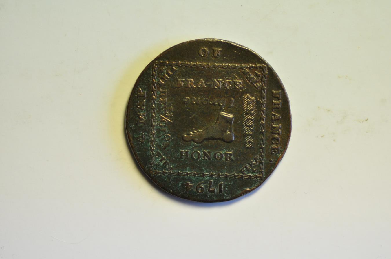 Great Britain; Middleser Political Half Penny Token 1794 | European Coins