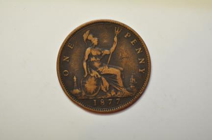 Great Britain; Penny 1877 | European Coins