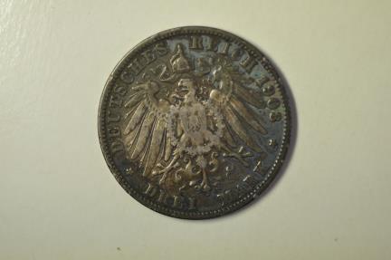 Germany Prussia; Silver 3 Mark 1908-A | European Coins
