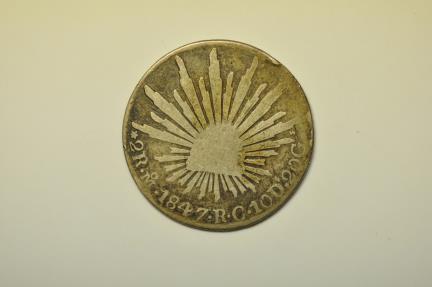 Mexico; Silver 2 Reales 1847 Mo RC | North & Central American and ...