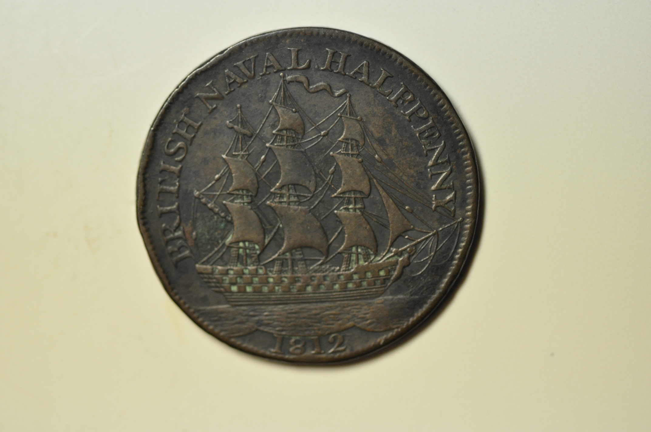 Great Britain; British Naval Half Penny 1812 | European Coins