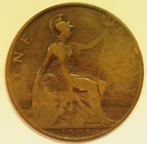 Great Britain Penny 1905 | European Coins