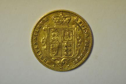 Great Britain; Gold 1/2 Sovereign 1871 Die # 8 ? | European Coins