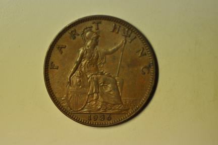 Great Britain; Farthing 1936 | European Coins
