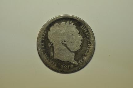Great Britain; Silver Shilling 1816 | European Coins
