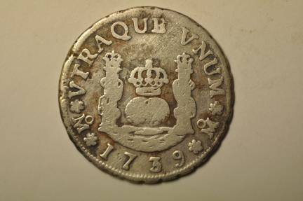 Mexico; Silver Real 1739 Mo MF Pillar Type | North & Central American ...
