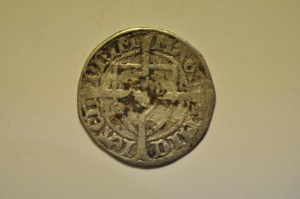 German States Prussia Teutonic Order; Silver Schilling nd 1450 - 1467