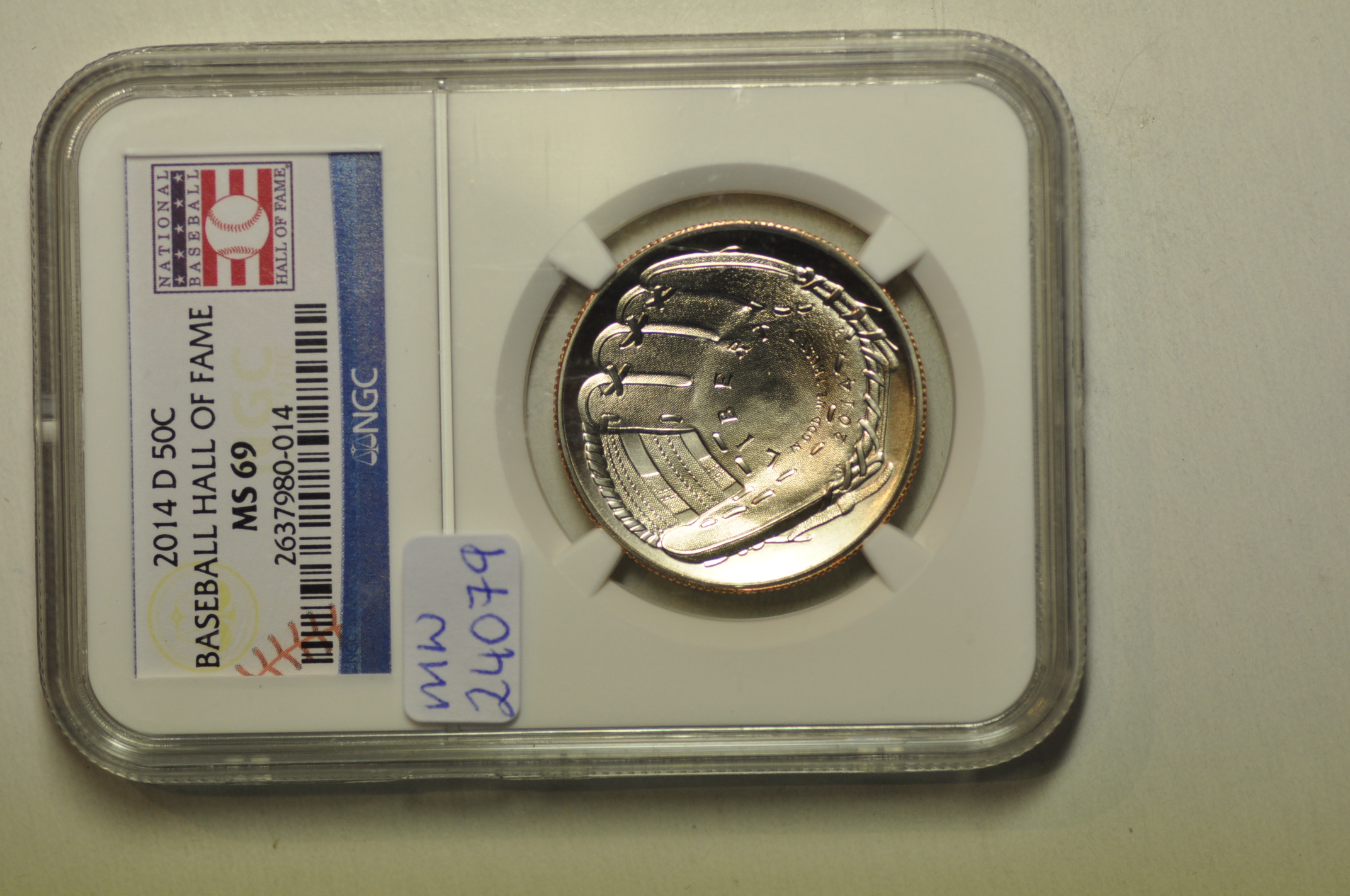 USA; 50 Cents 2014-D Baseball Hall of Fame NGC MS69 | 50 Cents