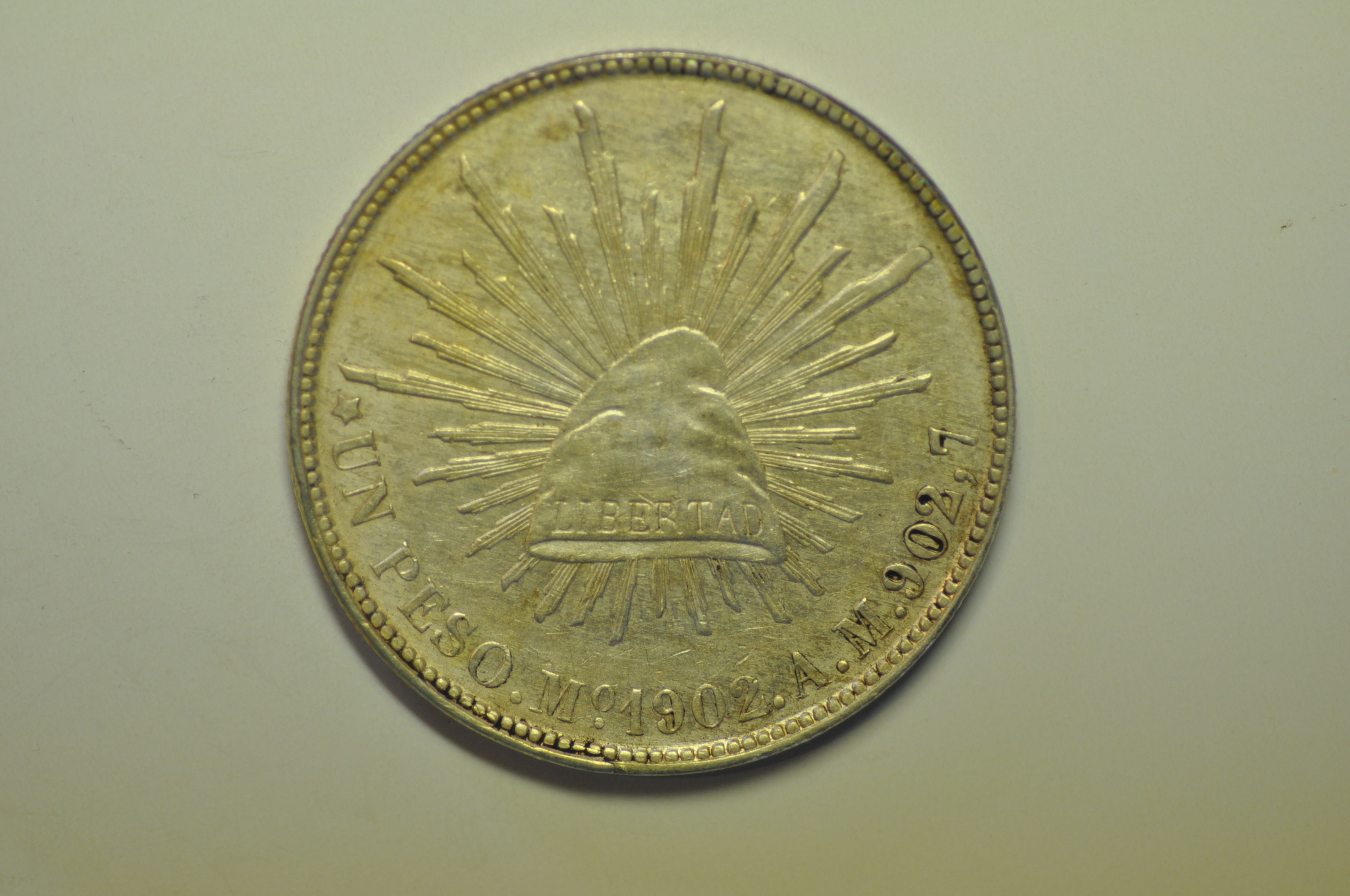 Mexico; Silver Peso 1902 Mo AM | North & Central American and Caribbean ...