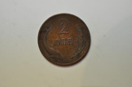 Denmark; 2 Ore 1874 CS | European Coins